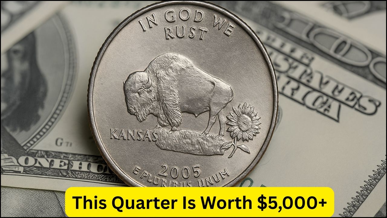 The Rare 2005 Kansas “In God We Rust” Quarter Is Now Worth $5,000+